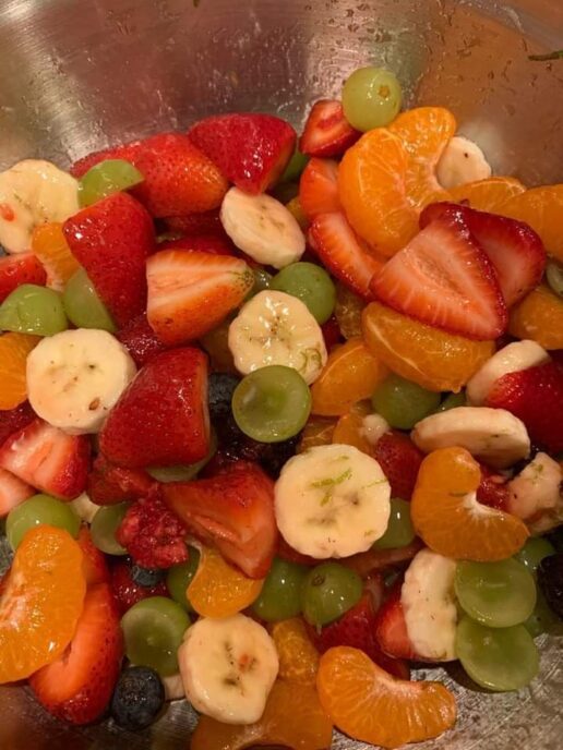 Fresh Fruit Salad with Vanilla Pudding Dressing – EASY HOMEMADE RECIPES